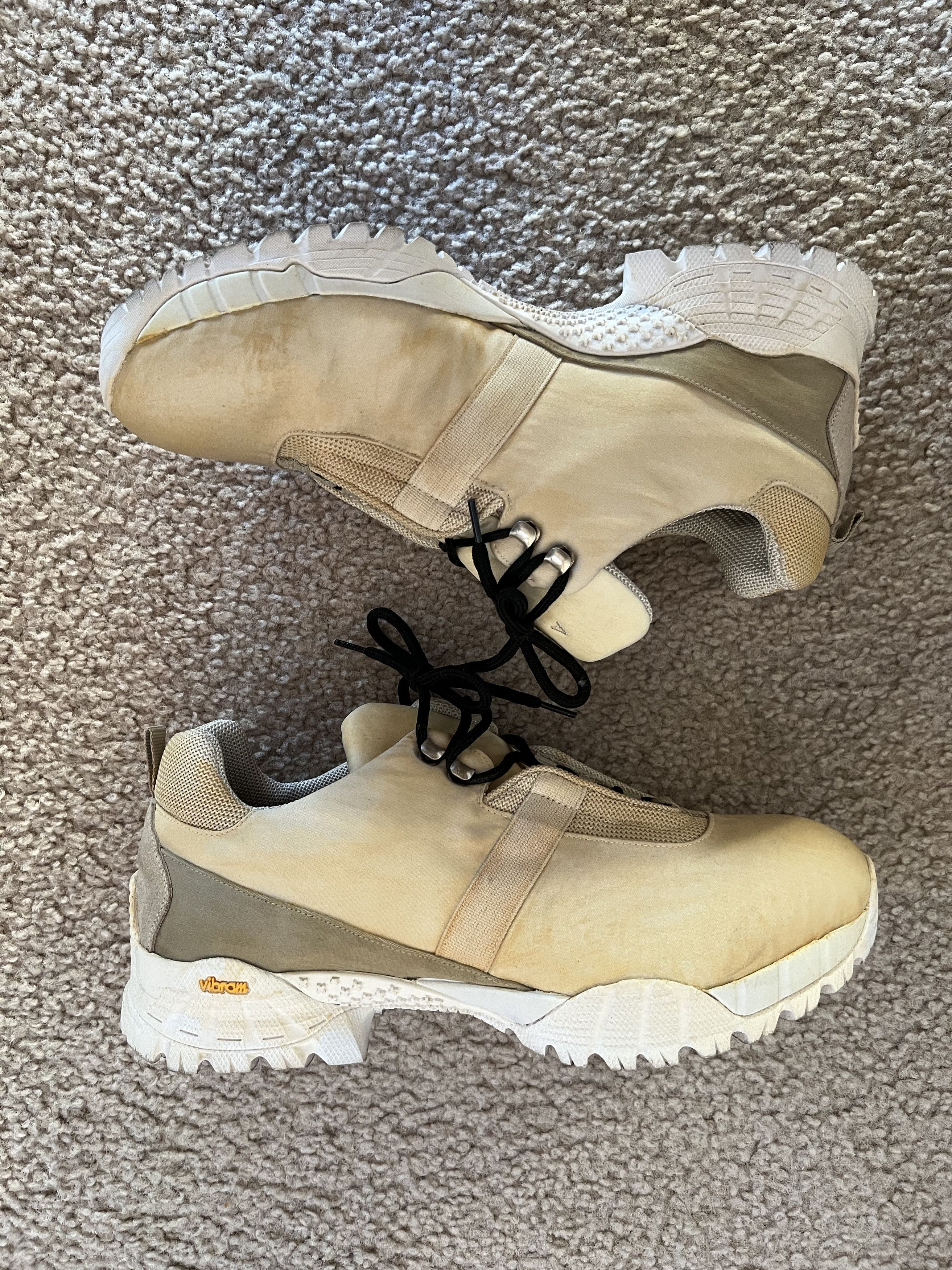 Alyx Low Top Ecru Beige Vibram Sole Lace Shoes Lug Boot | Grailed