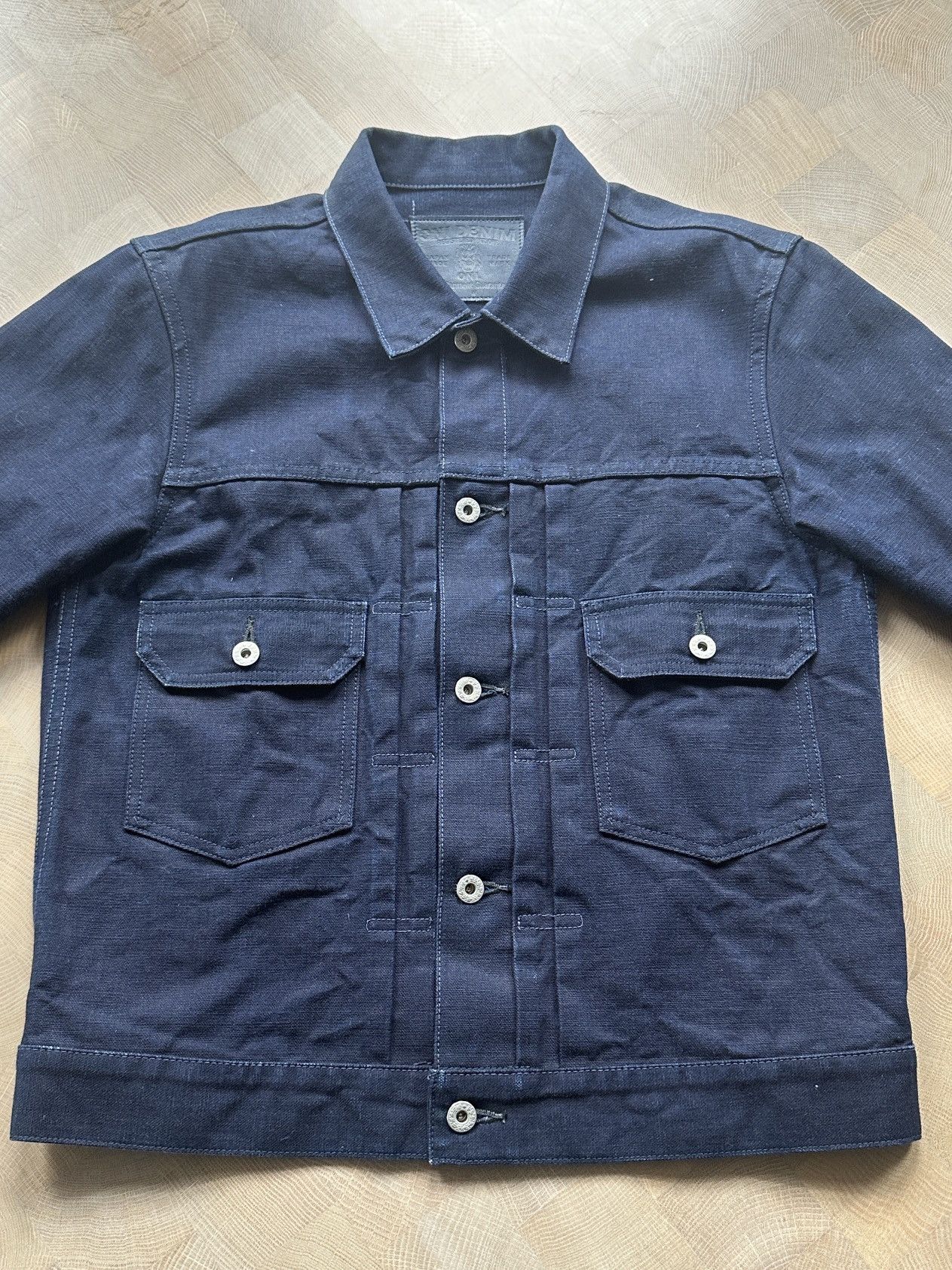 Japanese Brand × Oni Oni Duck Canvas Type 2 Denim Jacket. ONI 02517HOX ...