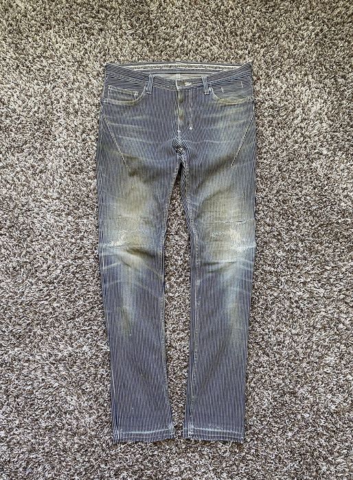 Number (N)ine NUMBER NINE SS08 HICKORY PAIN DENIM JEANS | Grailed