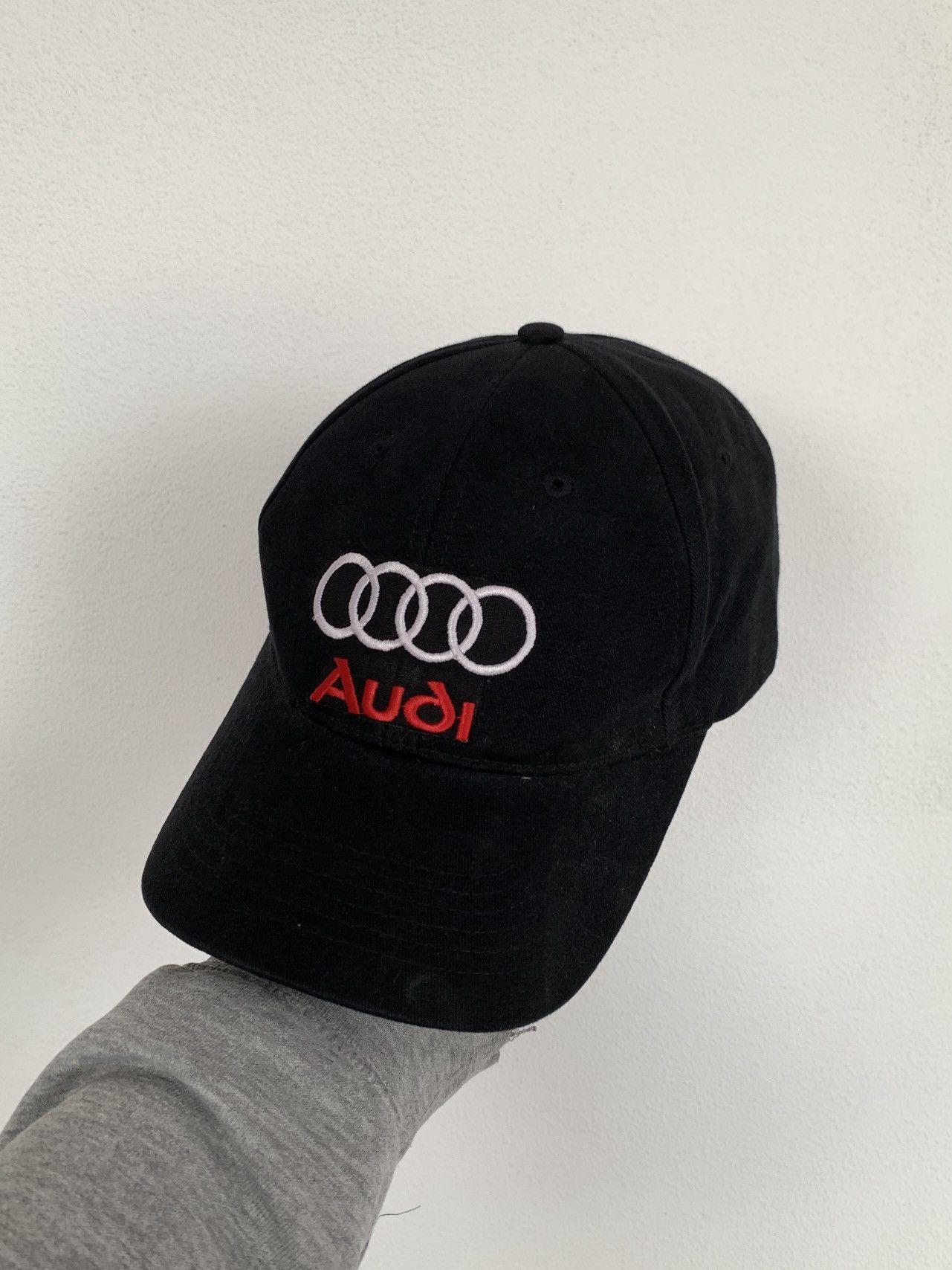 Vintage Vintage Y2K Audi 90s Racing Auto Black Baseball Cap Hat | Grailed