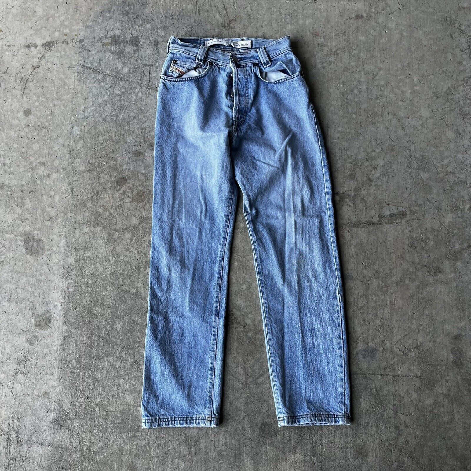 Diesel vtg Authentic Diesel Industry Saddle Button Fly Denim Jeans ...
