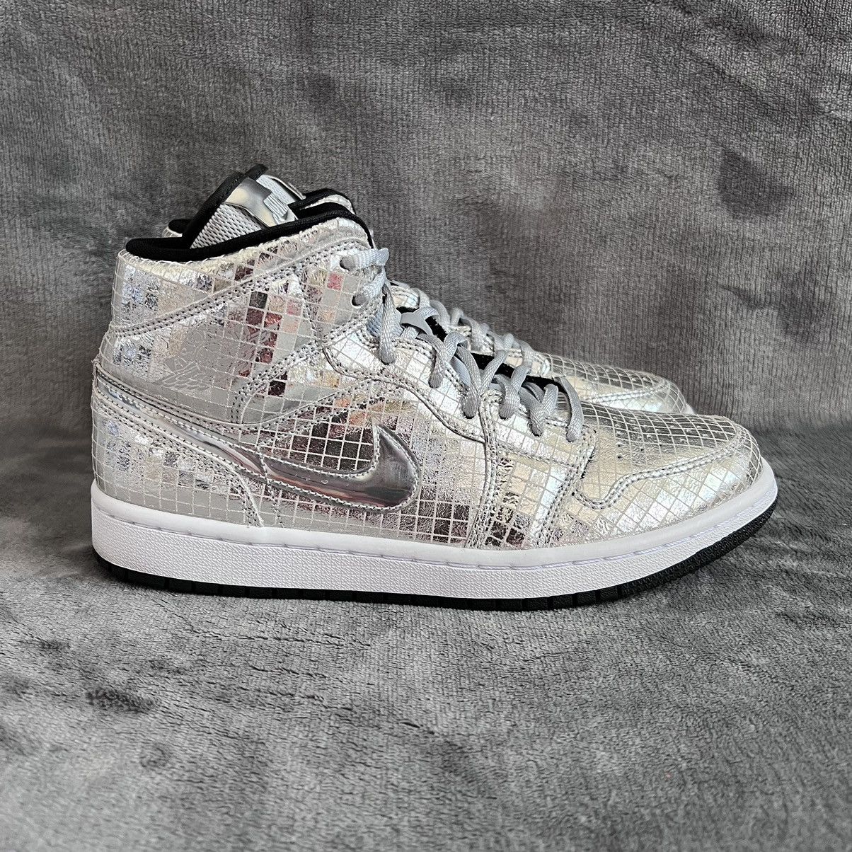 Jordan Brand 2020 WMNS Nike Air Jordan 1 Mid SE - Disco Ball | Grailed