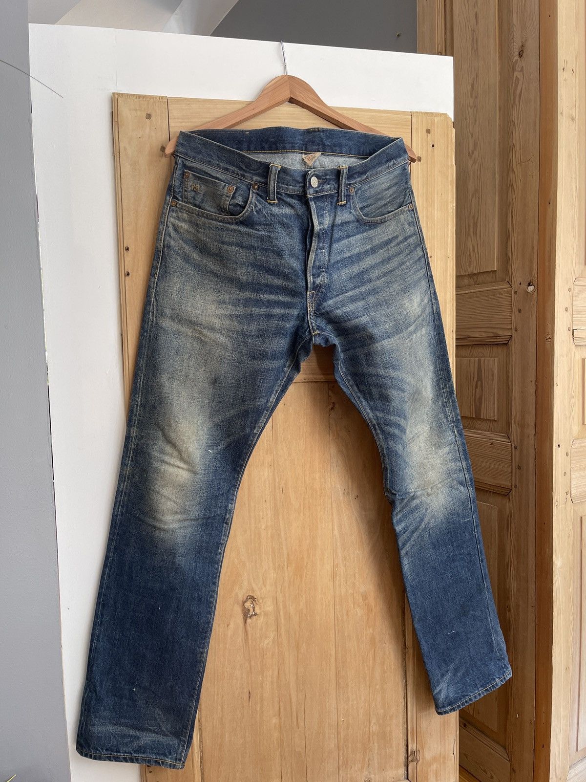 RRL Ralph Lauren RRL made in the USA selvedge 34X32 | Grailed