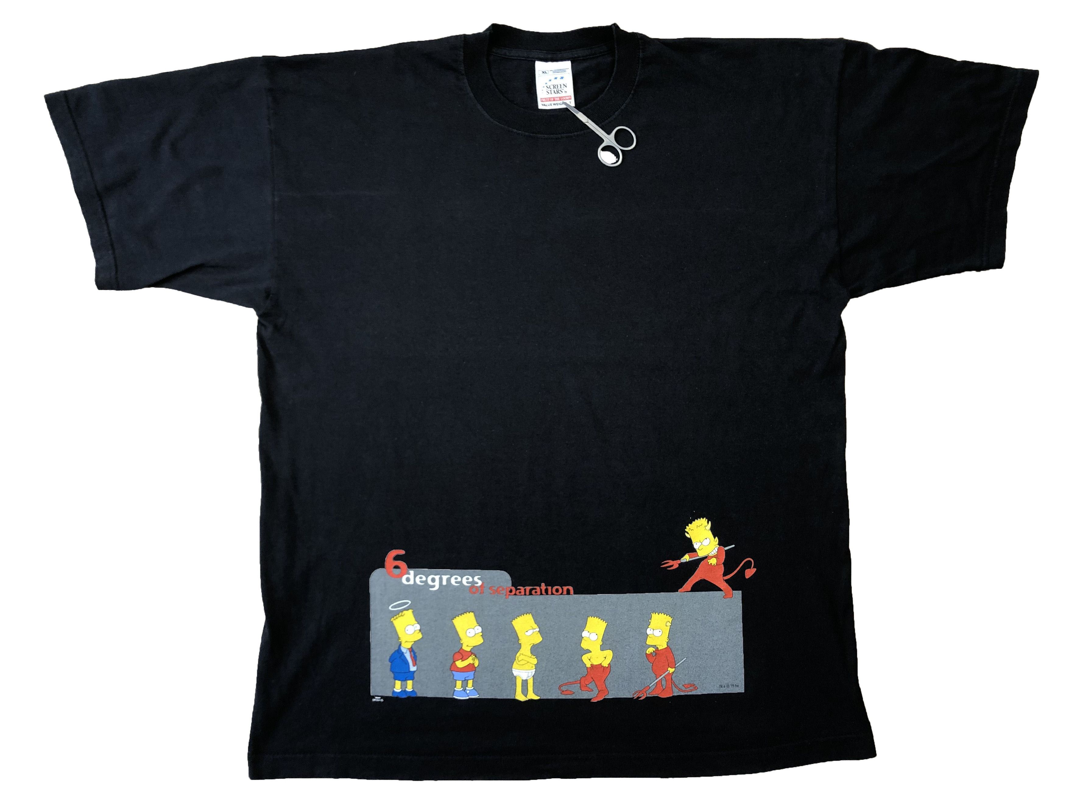 Vintage Vintage 1999 The Simpsons Bart Hell Like Homer Tee Y2K | Grailed