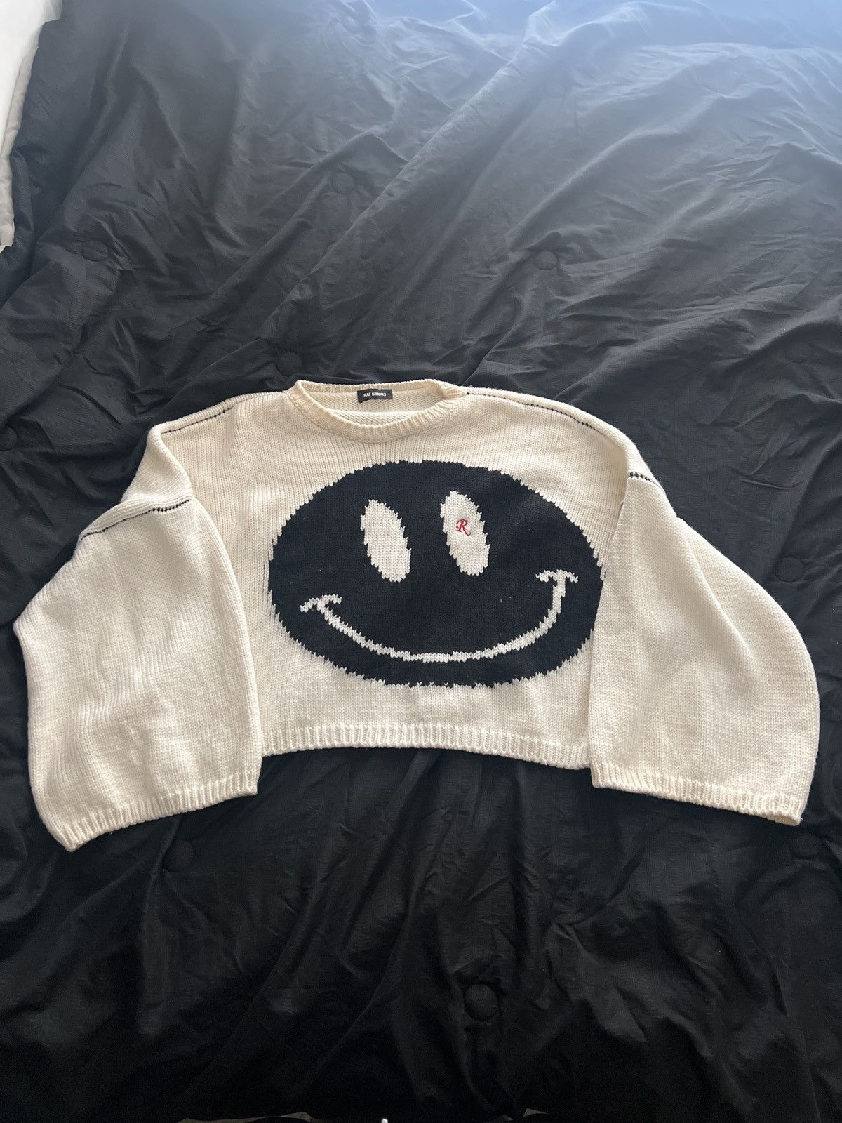 Raf Simons Raf Simons Smiley Face Sweater | Grailed