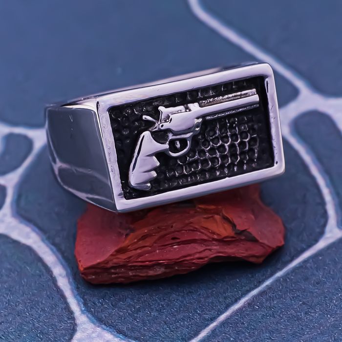 Custom ️ CRW Revolver Gun Ring | Grailed