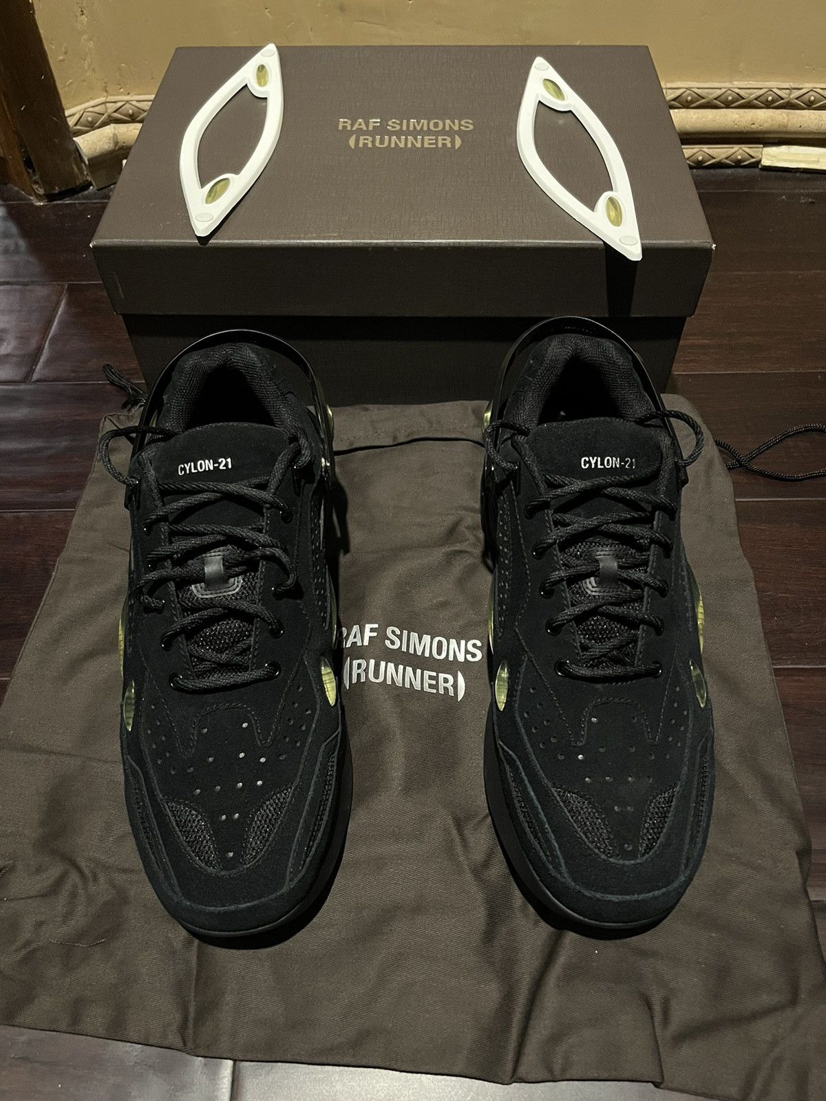 Raf Simons RAF simons Cylon 21 black runners | Grailed