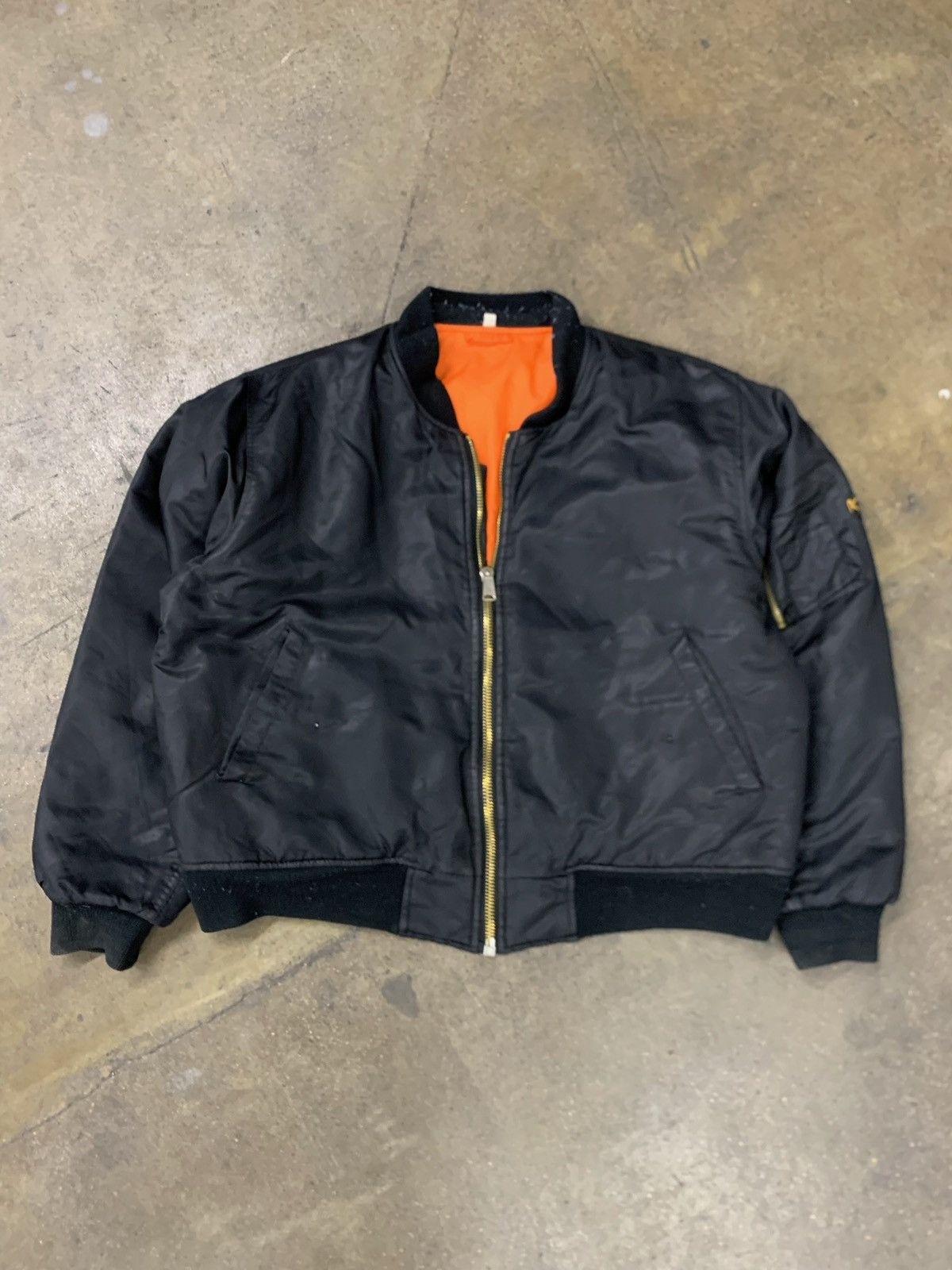 Vintage Vintage Rothco MA-1 Reversible Bomber Jacket | Grailed