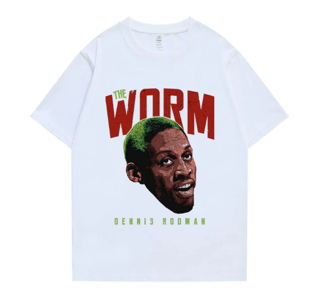 Vintage Dennis Rodman WORM Graphic Tee | Grailed