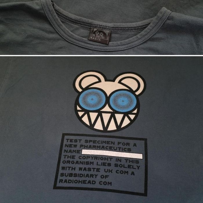 Vintage RARE 2000s Radiohead Kid A Modified Bear Test Specimen | Grailed