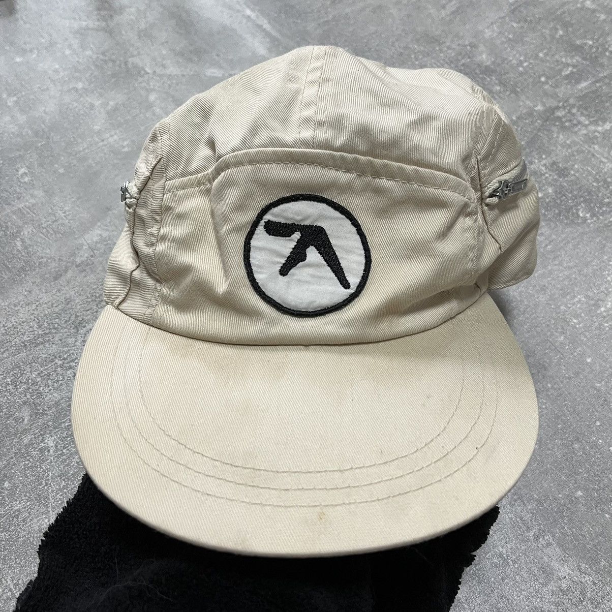 Vintage APHEX TWIN ZIP MULTIPOCKET ARCHIVE FADED 5 PANNELS CAP 1990s ...
