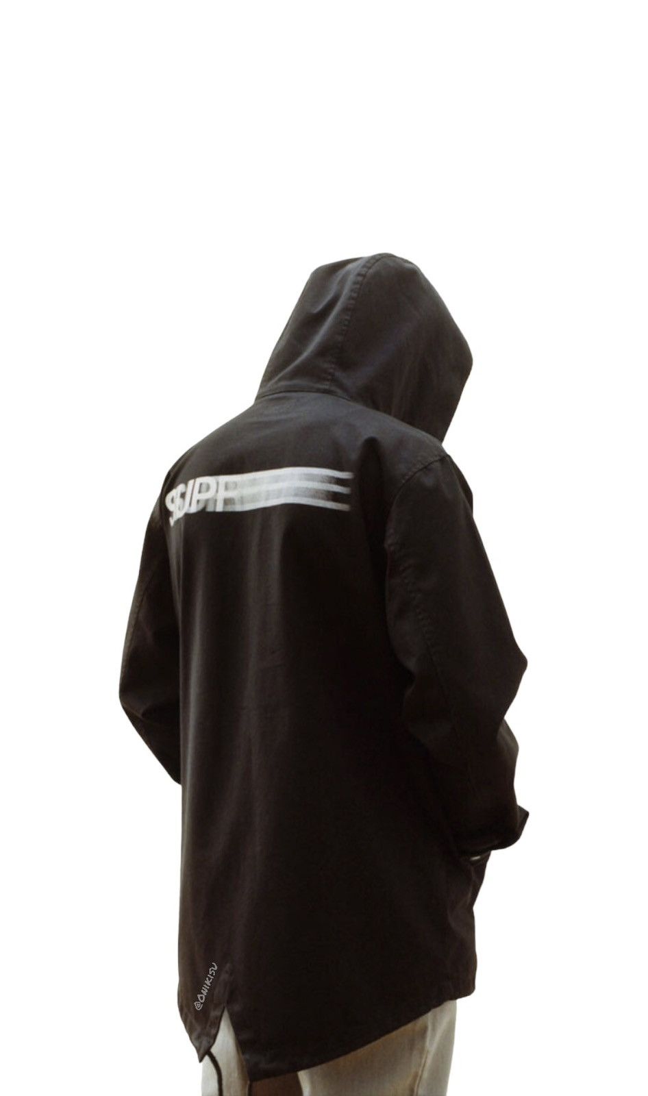 Supreme SS10 Supreme Motion Logo Fishtail Parka Trench Coat Jacket ...