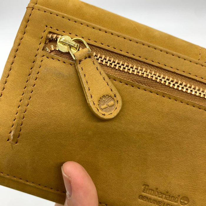 Timberland Timberland Leather Long Wallet Women Yellow Snap Enclosure ...