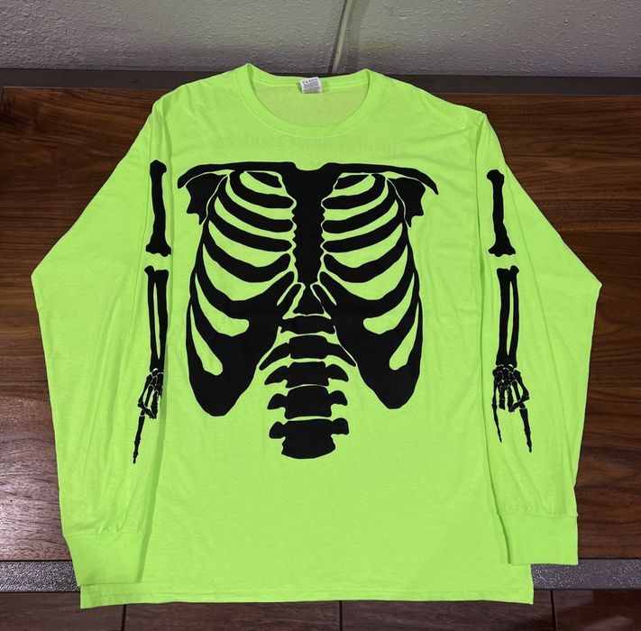 Playboi Carti Playboi Carti Die Lit Tour Skeleton Long Sleeve | Grailed