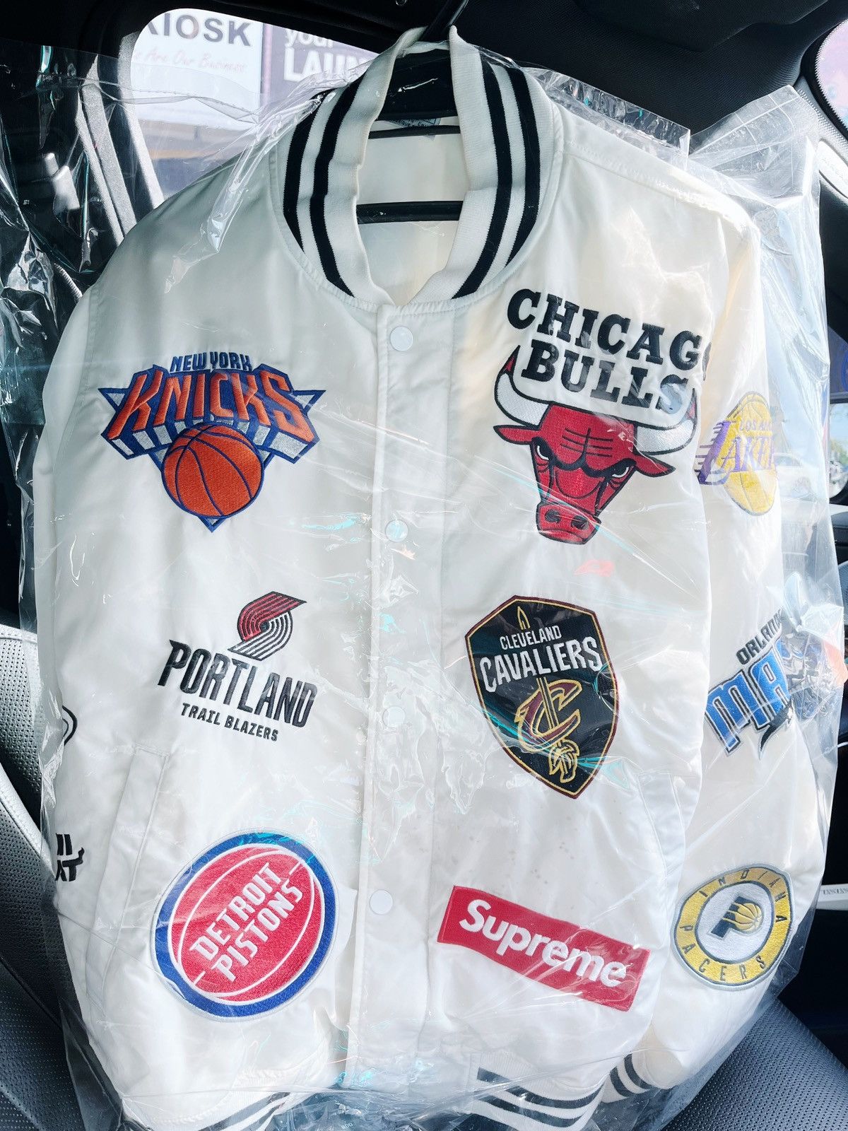 NBA × Nike × Supreme Nike x Supreme x NBA bomber jacket Travis Scott ...