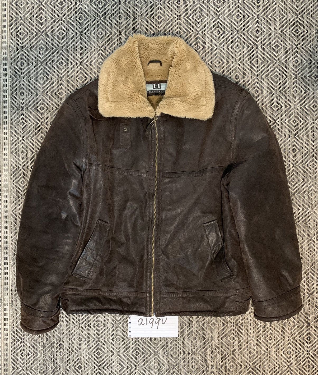 Harrison × Vintage Sheepskin shearling jacket | Grailed