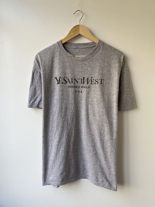 Archival Clothing Ye Saint West Hidden Hills USA Kanye West Print logo ...
