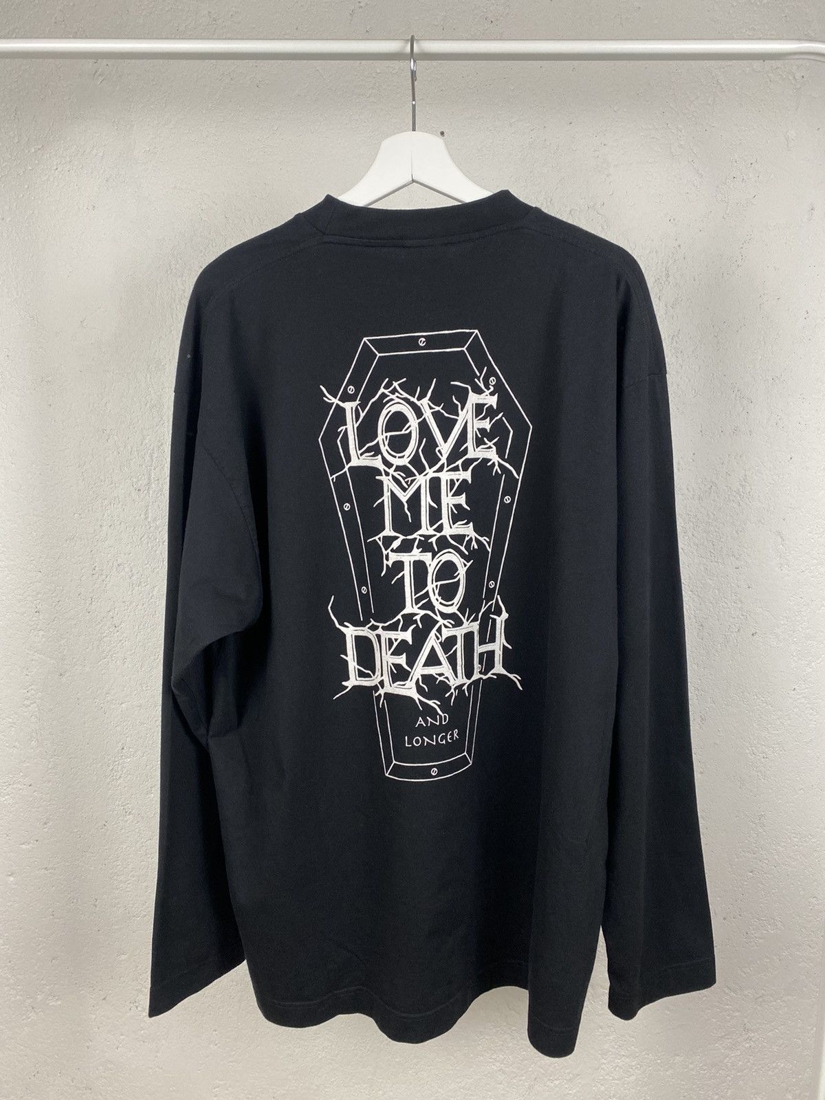 Vetements Vetements FW18 Love Me To Death Longsleeve | Grailed