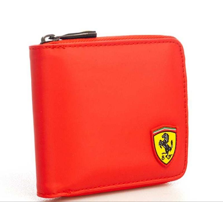 Ferrari RED Scuderia Ferrari Logo Wallet | Grailed