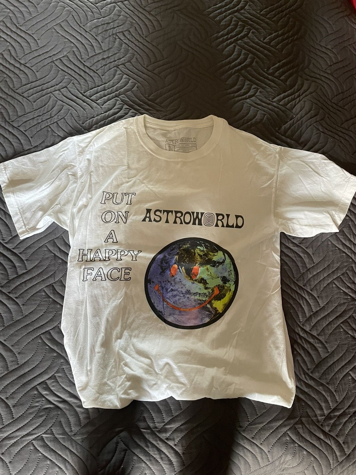 Travis Scott Put on a Happy Face (Travis Scott Astroworld Merch) | Grailed