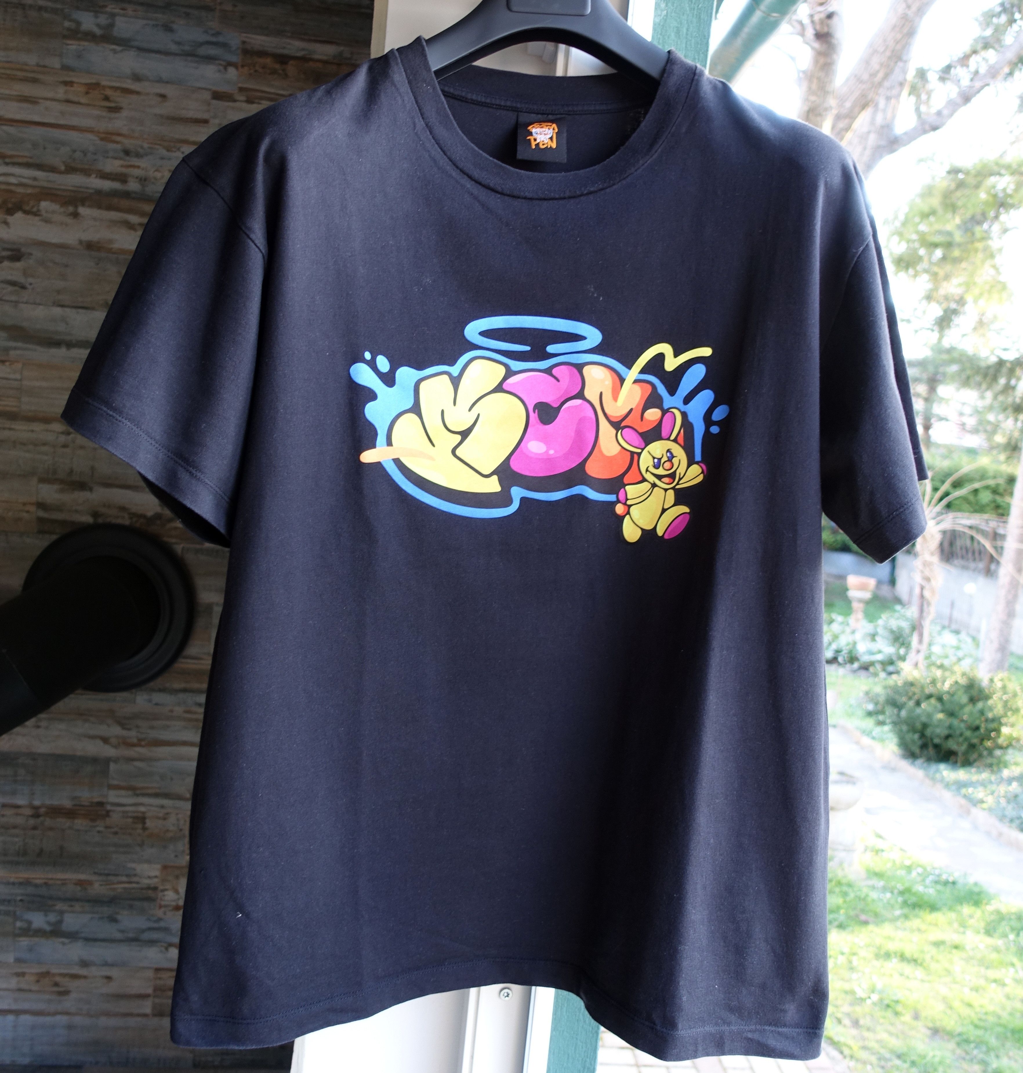 MCM MCM X SAM PEN Shirt L logo tshirt t black sampen sam by pen | Grailed