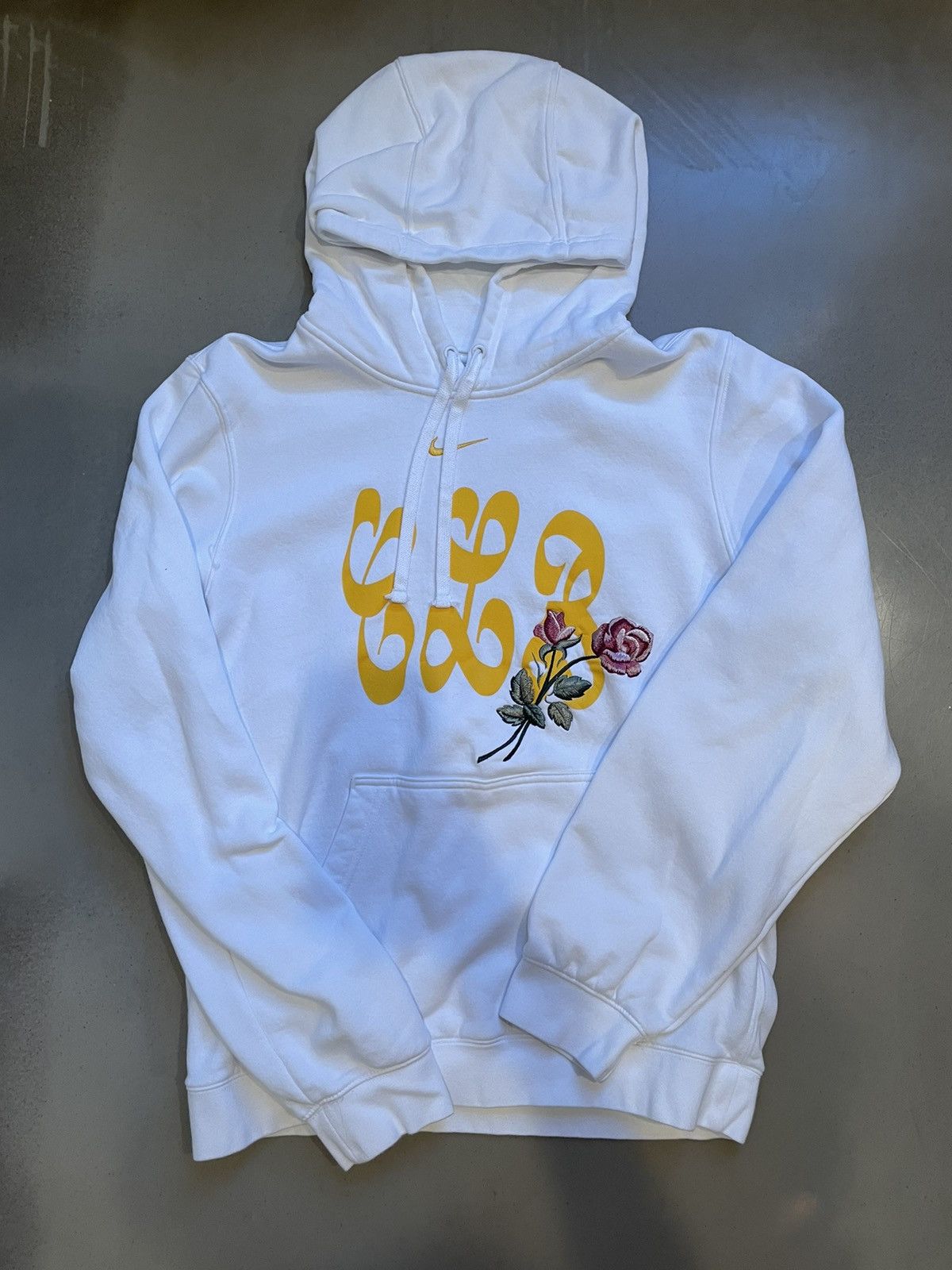 Drake Drake CLB Rose hoodie ‘white’ | Grailed