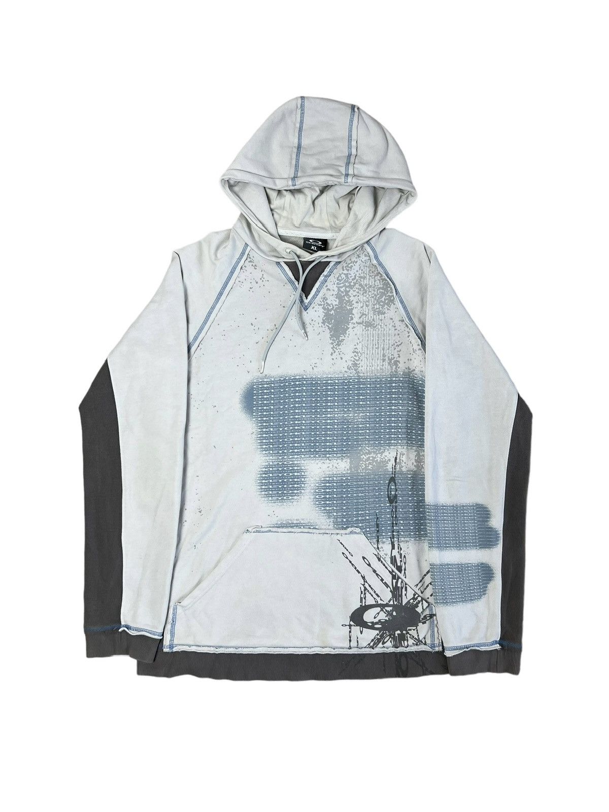 Vintage VINTAGE EALRY 2000S Y2K OAKLEY HOODIE XL GORPCORE 90S | Grailed