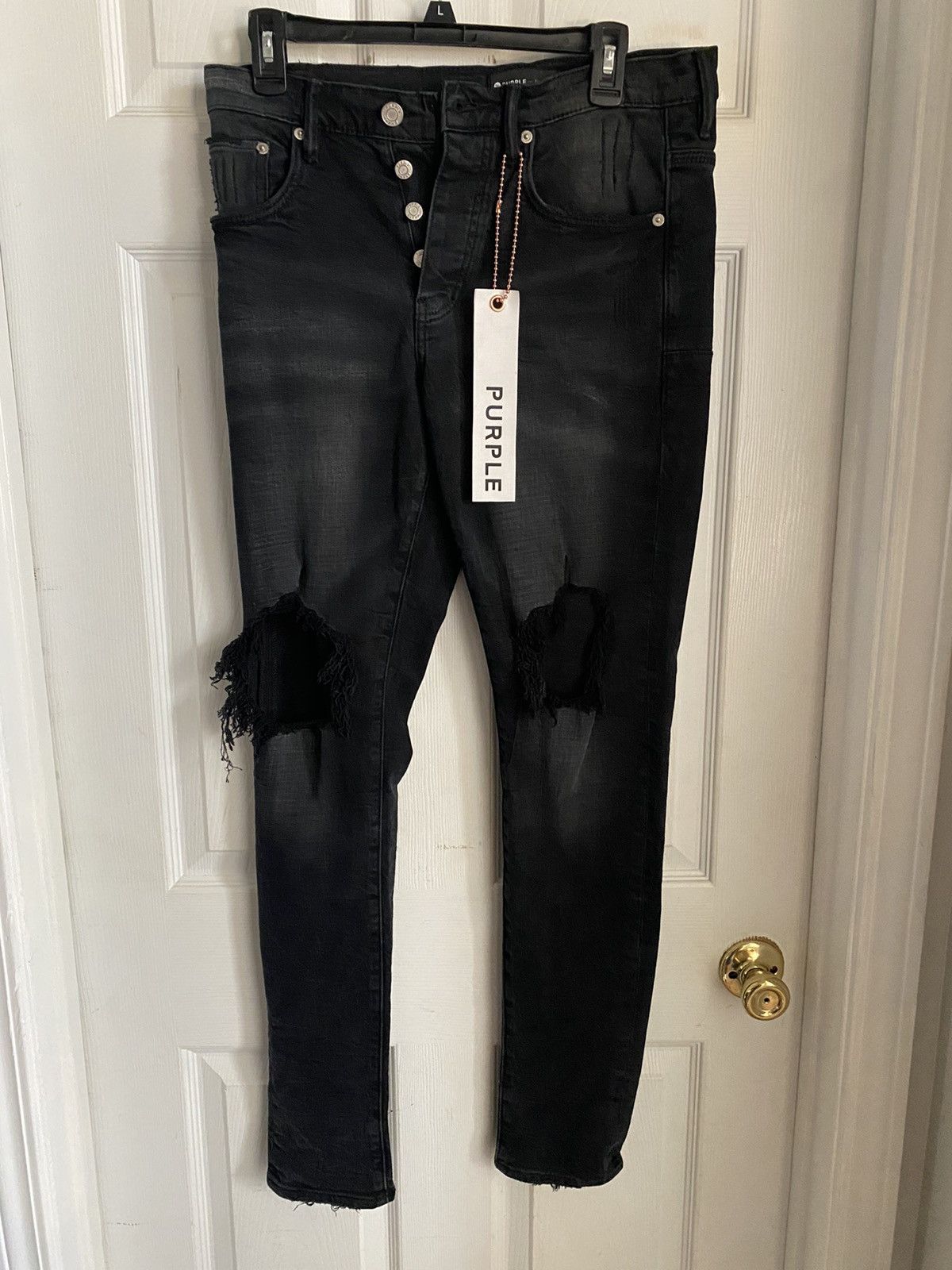 Purple Brand Black Ripped Purple Brand Jeans | Grailed