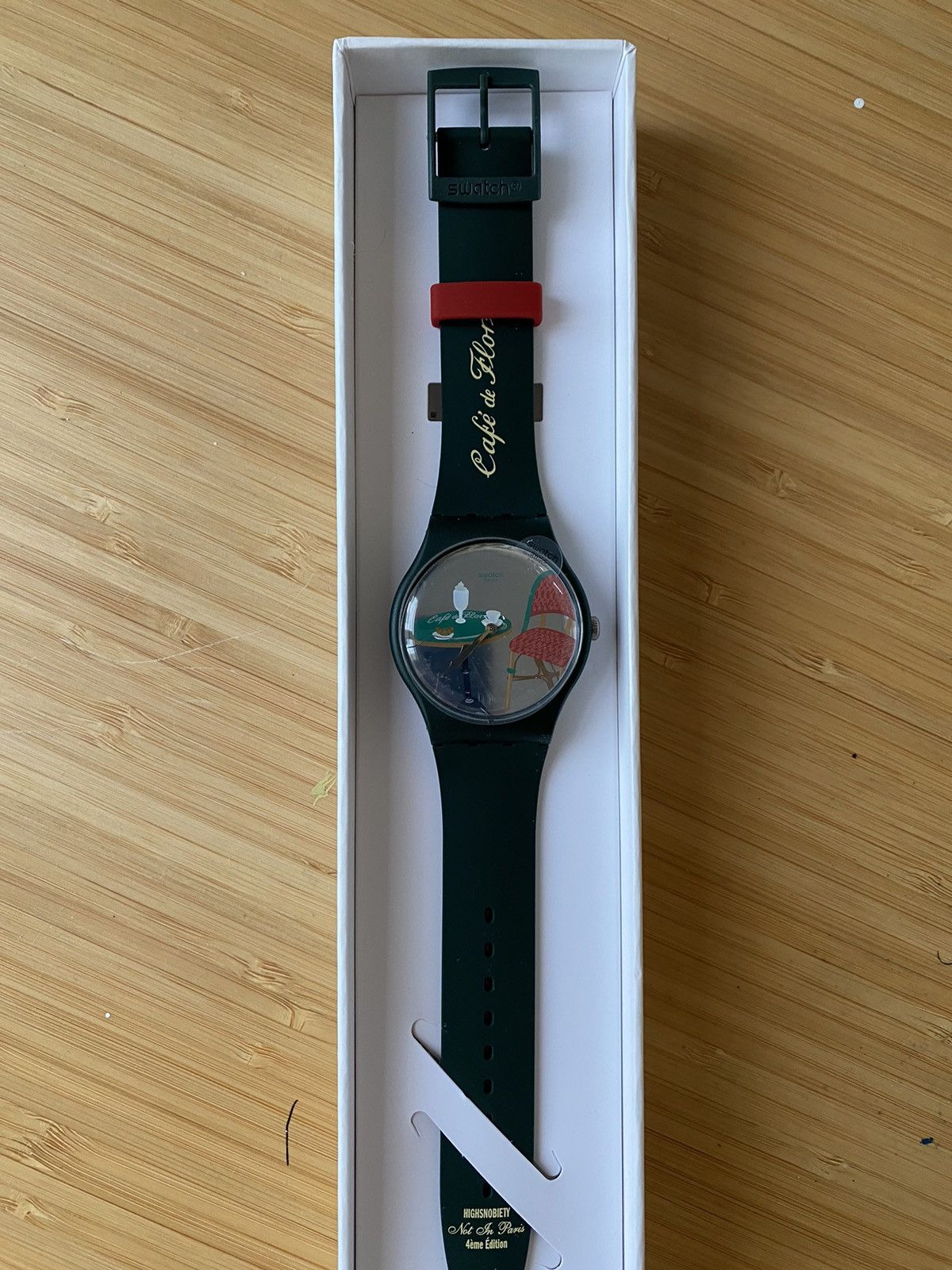 Highsnobiety × Swatch Swatch x Highsnobiety x Cafe De Flore ‘Not In ...