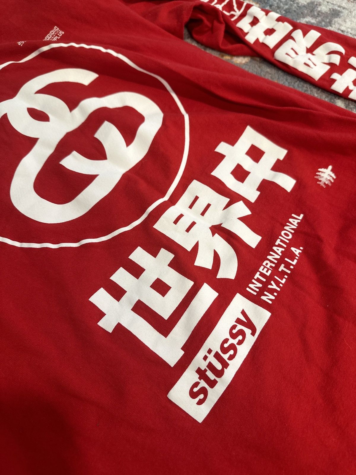 Stussy Stussy red long sleeve | Grailed