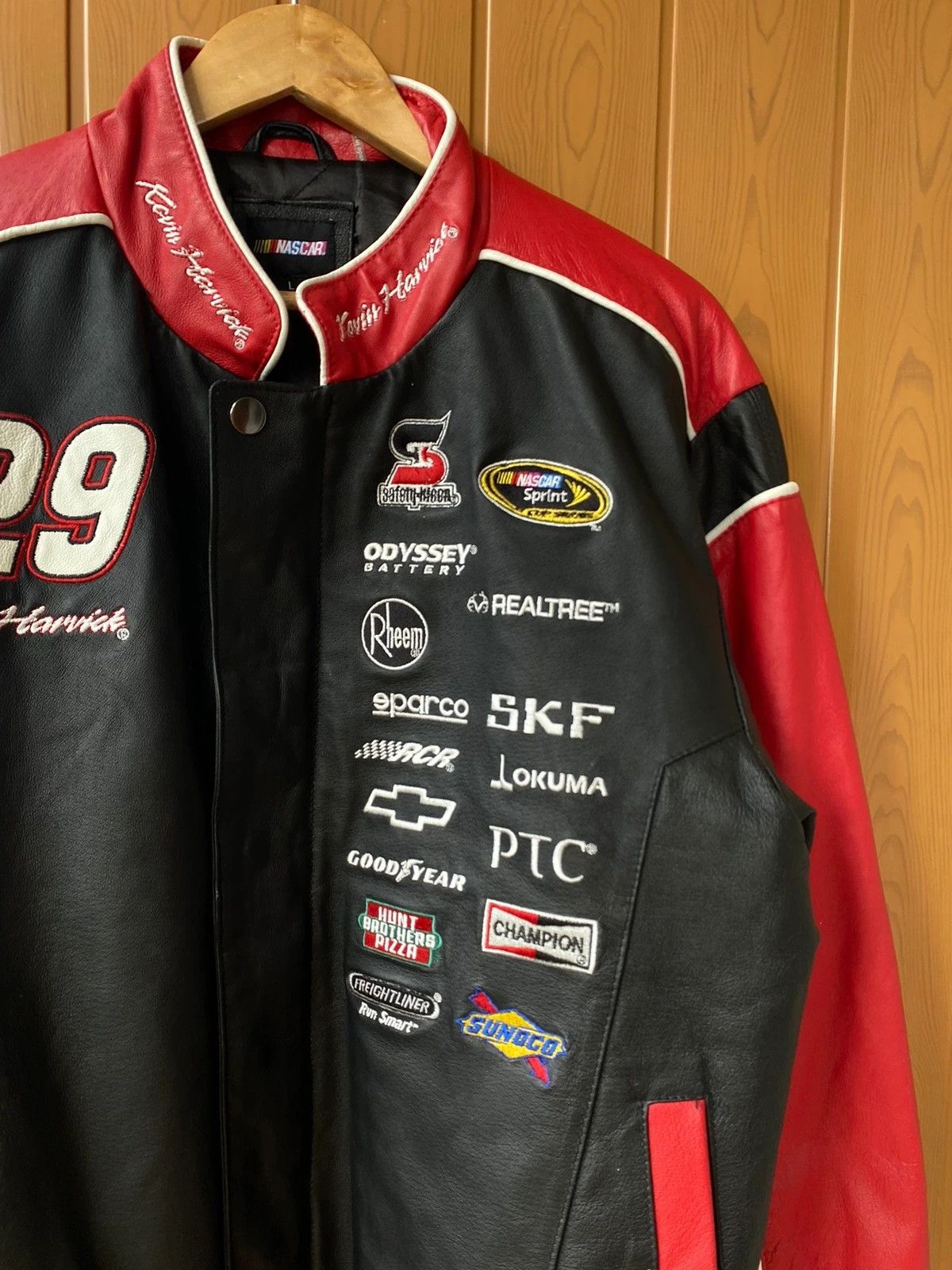 NASCAR Vintage NASCAR Jimmy John’s Formula 1 Racing Leather Jacket ...