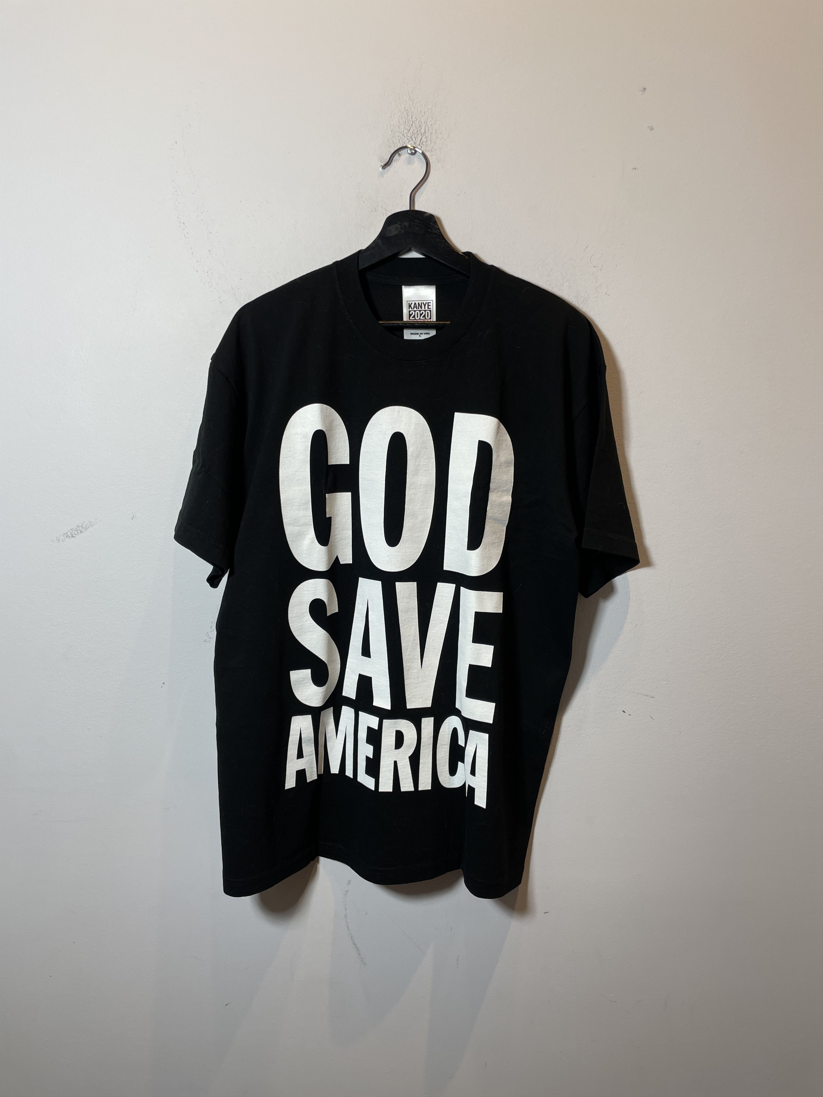 Vintage Kanye West God Save America 2020 | Grailed