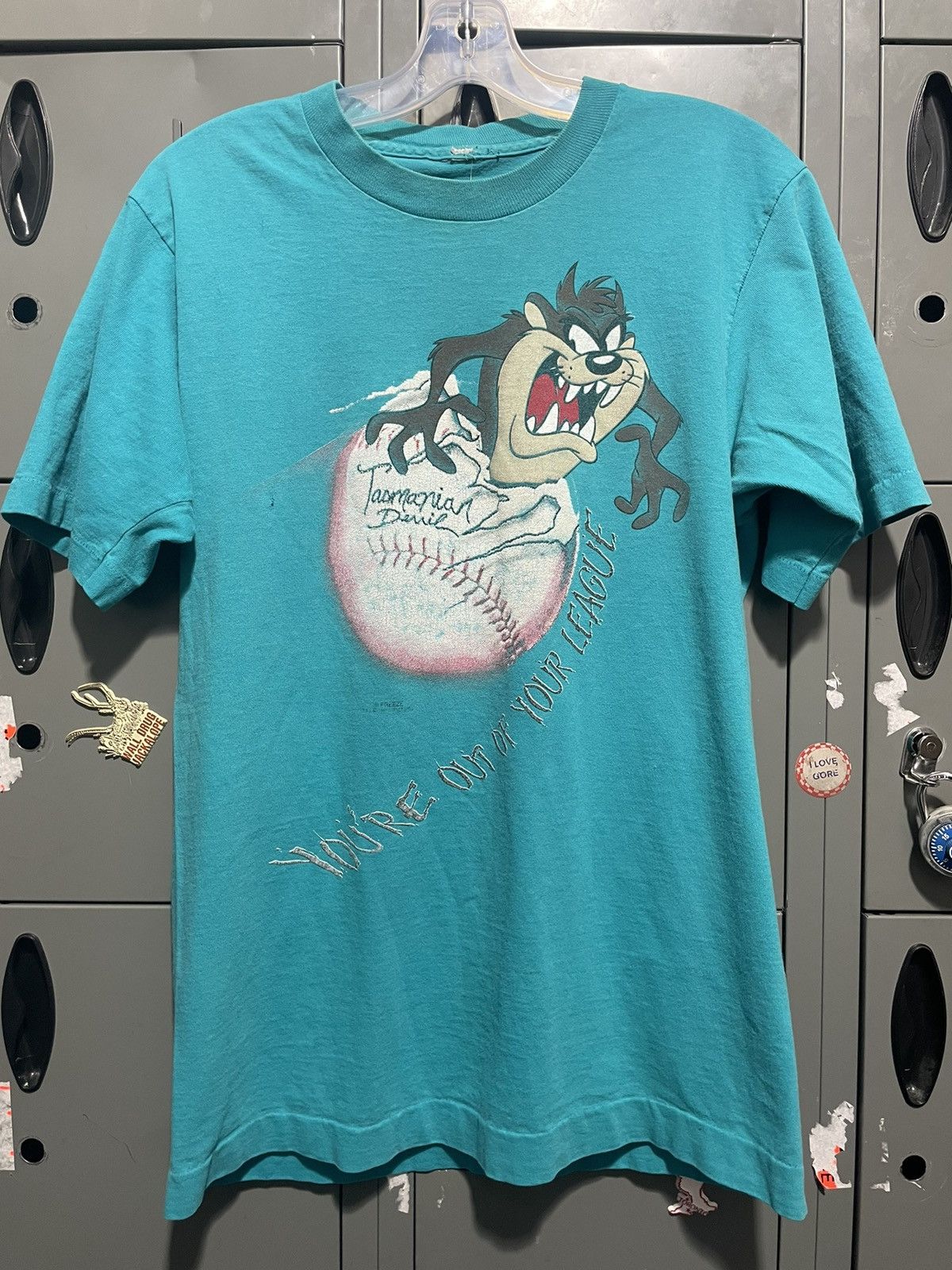Vintage × Warner Bros 90s Looney Tunes Taz baseball | Grailed