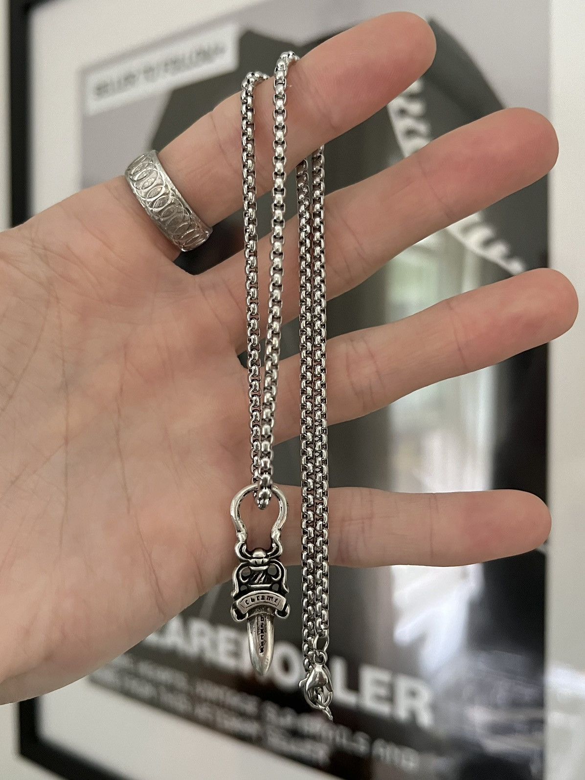 Chrome Hearts HOOP DAGGER THICK CHAIN | Grailed