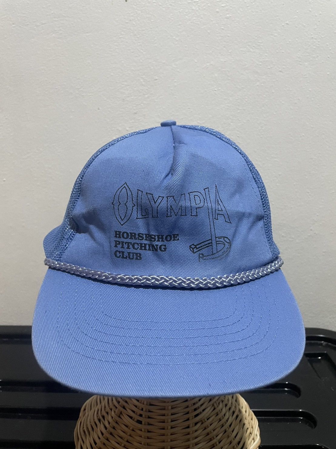 Rare × Trucker Hat × Vintage Vintage Rope Hats Olympia Trucker Hats ...