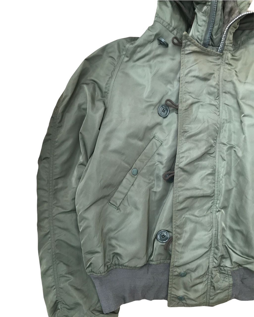 Alpha Industries Vintage Alpha Industry N-2B Bomber Jacket With Hoodie | Grailed