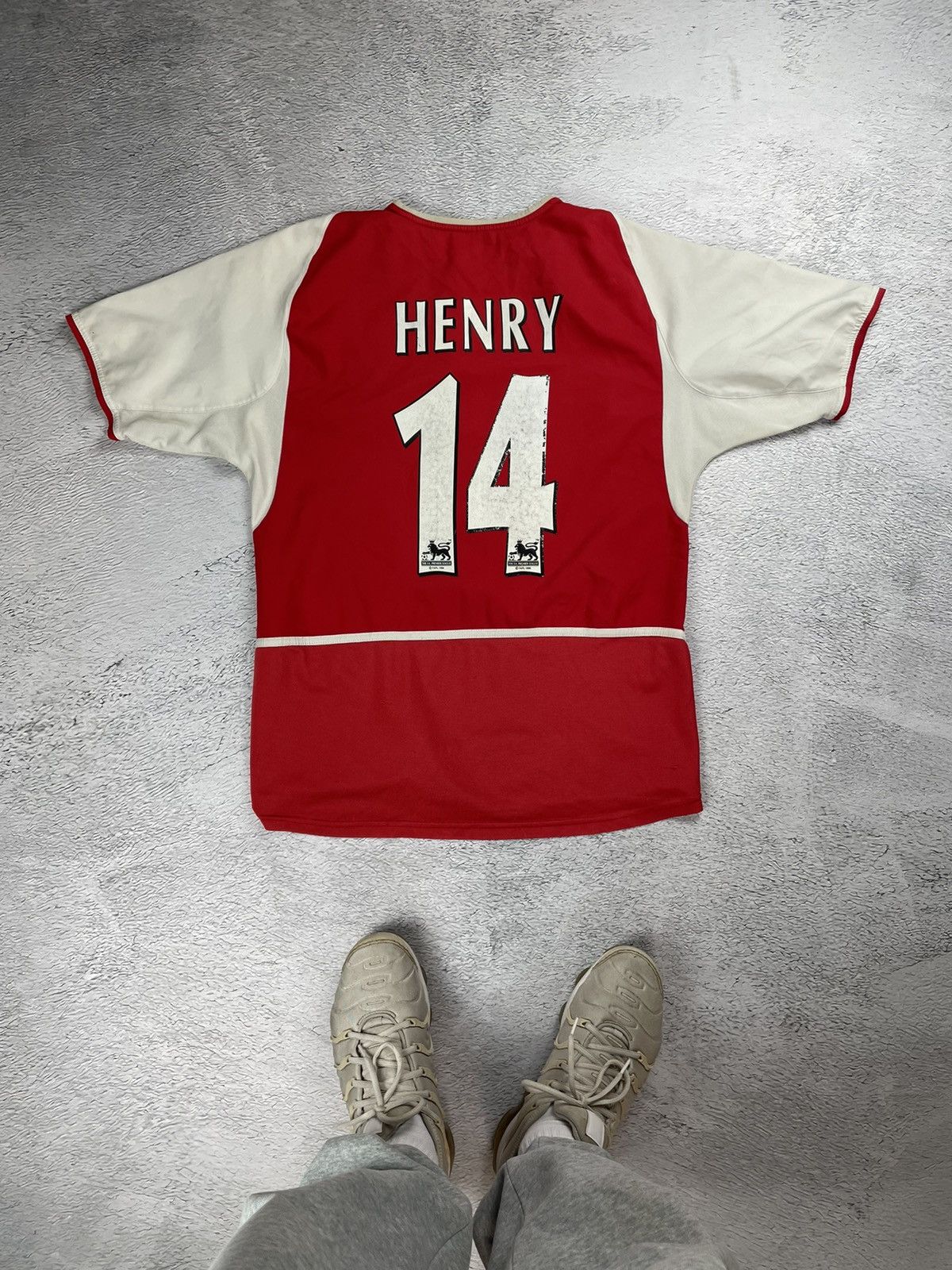 Nike × Soccer Jersey × Vintage HENRY Arsenal 2002/03 Nike Soccer Jersey ...