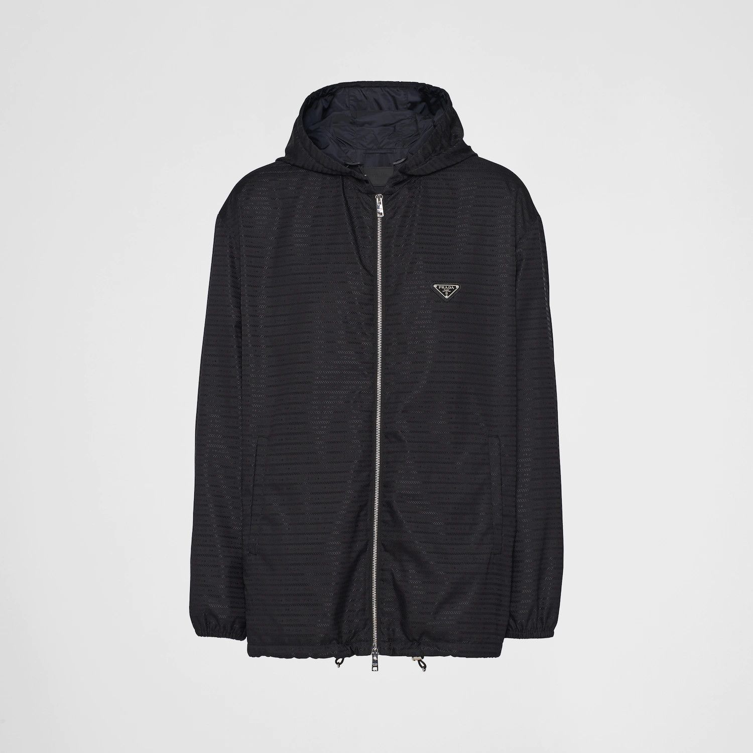 Prada PRADA JACKET NYLON LEATHER LUNA ROSSA RE NYLON LINEA ROSSA | Grailed