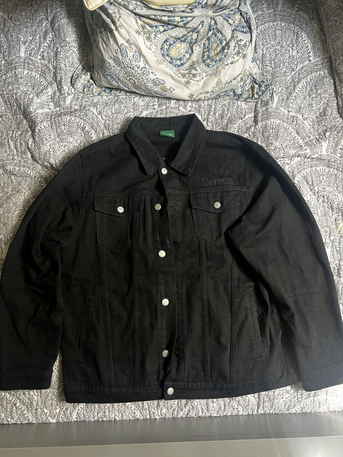 Carrots by Anwar Carrots Carrots WORDMARK DENIM JACKET | Grailed