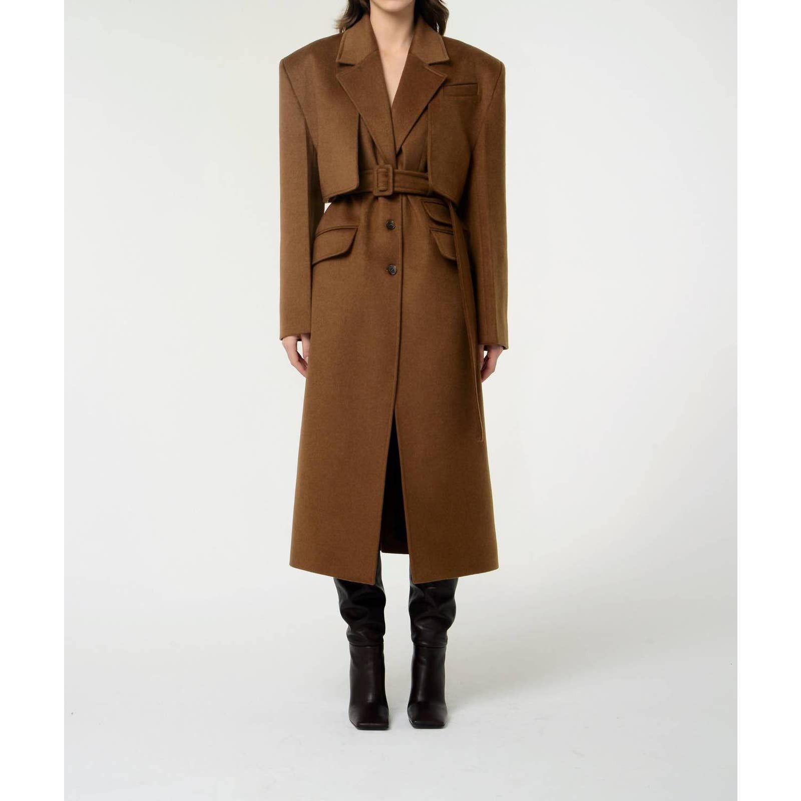 Other Heavy Wool Two Piece Coat In Camel | Grailed