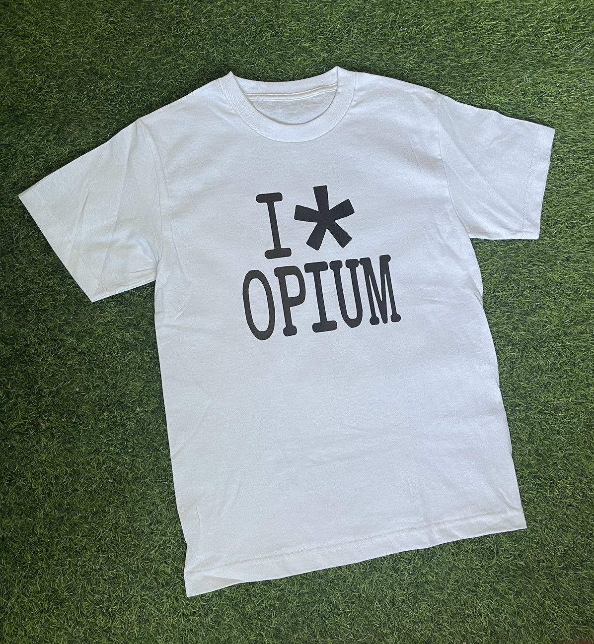 Custom × Streetwear × Vintage I LUV OPIUM TSHIRT | Grailed