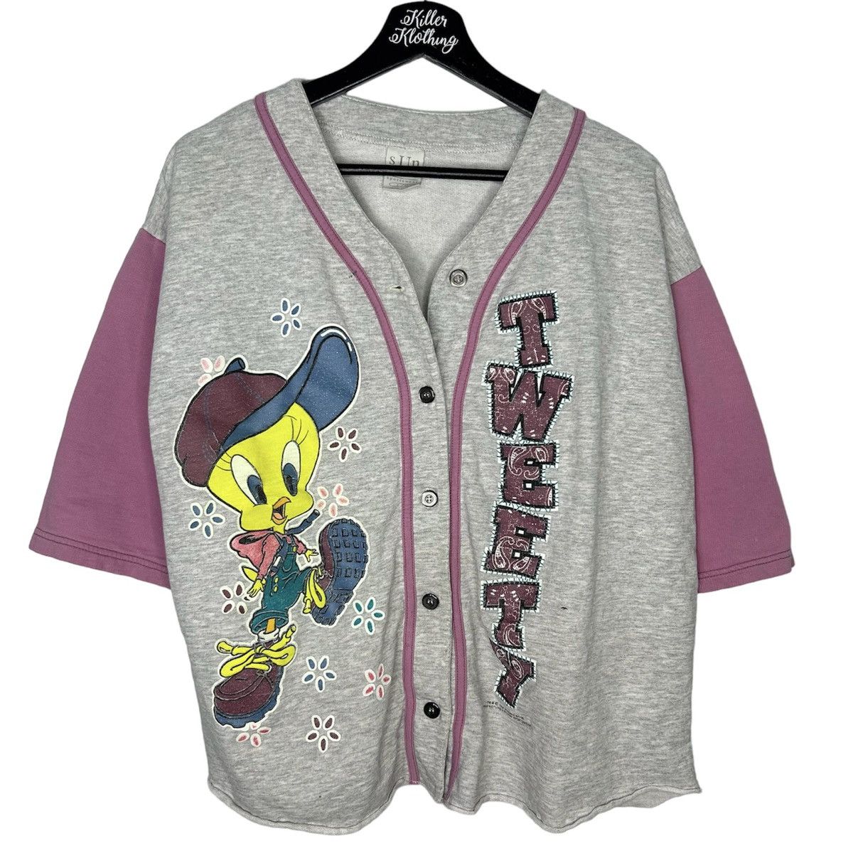 Vintage × Warner Bros Vintage 90's Tweety Looney Tunes Baseball 1994 ...