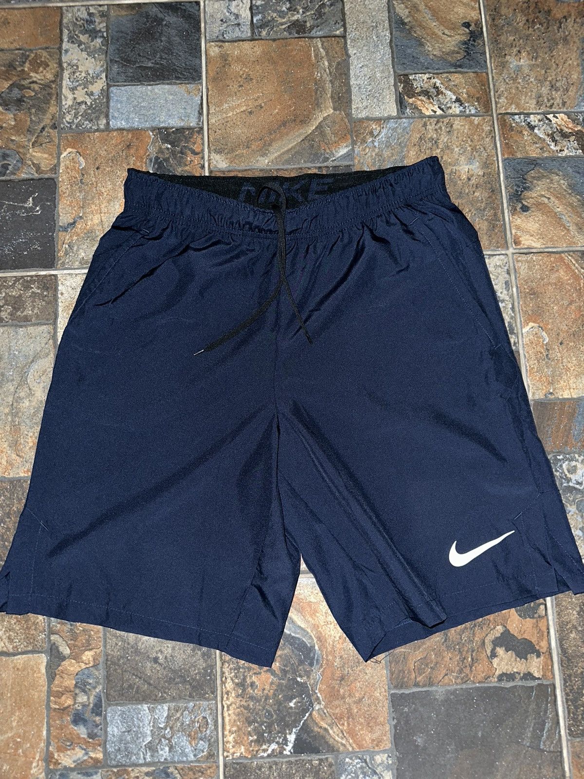 Nike Navy Blue Dri-Fit Nike Shorts | Grailed