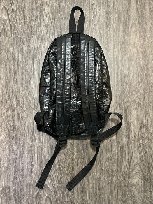 Comme des Garcons AW18 Crocodile Leather Embossed CDG Backpack | Grailed