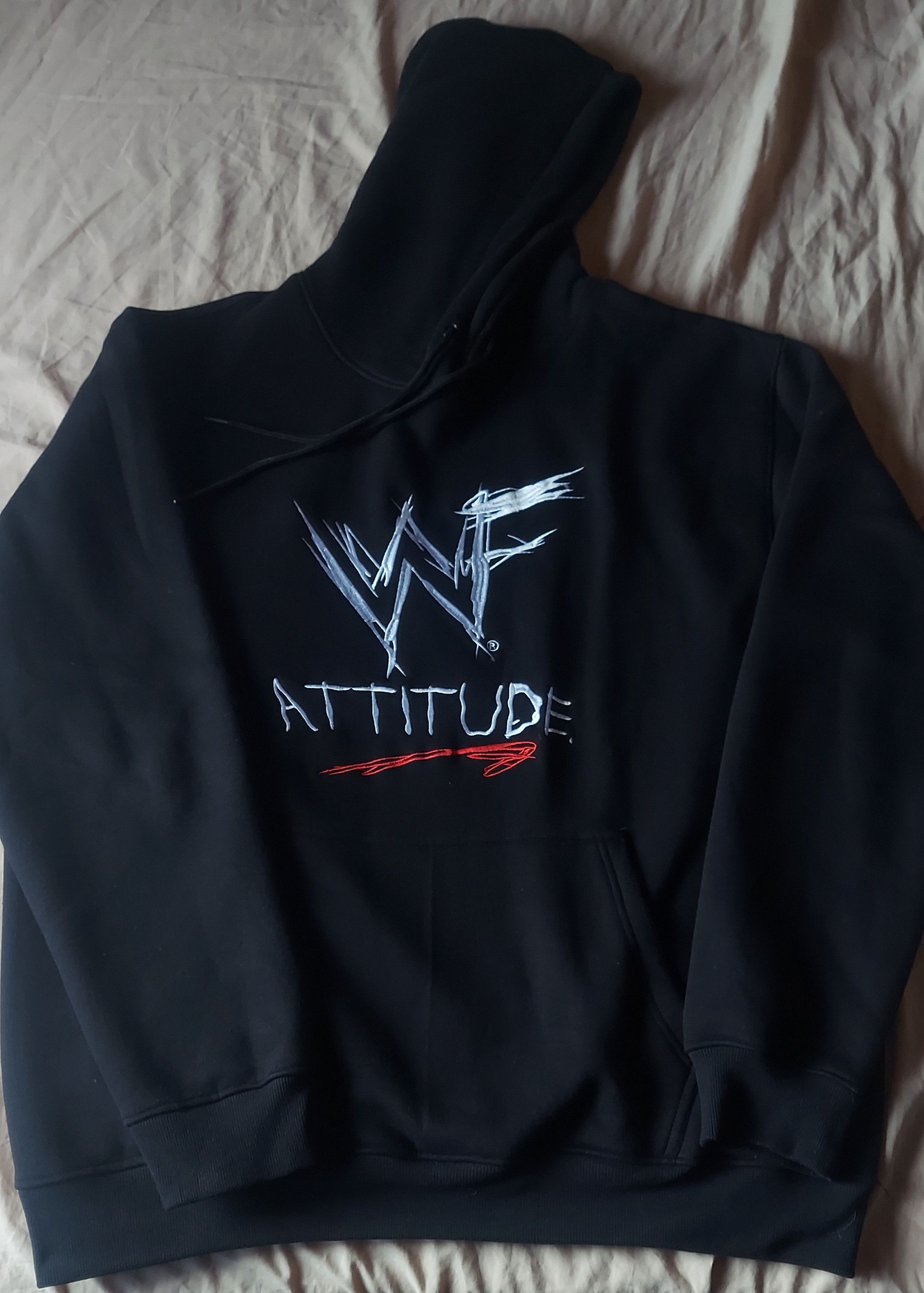 Wwf WWF Embroidered Hoodie XXL Vintage Design wwe 90s wcw | Grailed