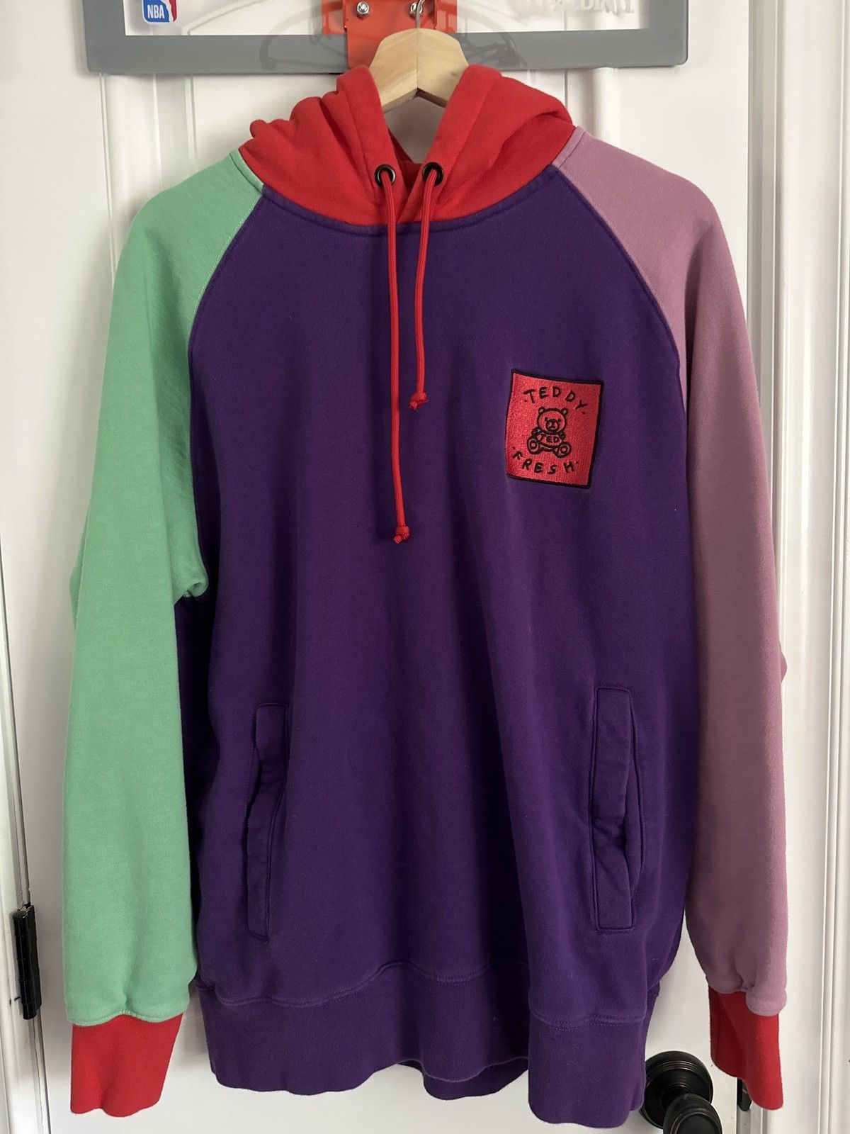 Teddy Fresh Teddy Fresh color block hoodie M | Grailed