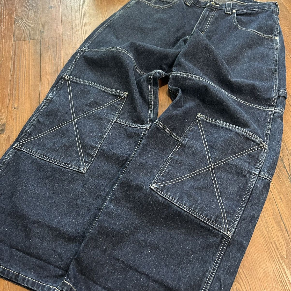Jnco × Lee × Vintage 1990s Lee Pipes Double Knee Jeans | Grailed