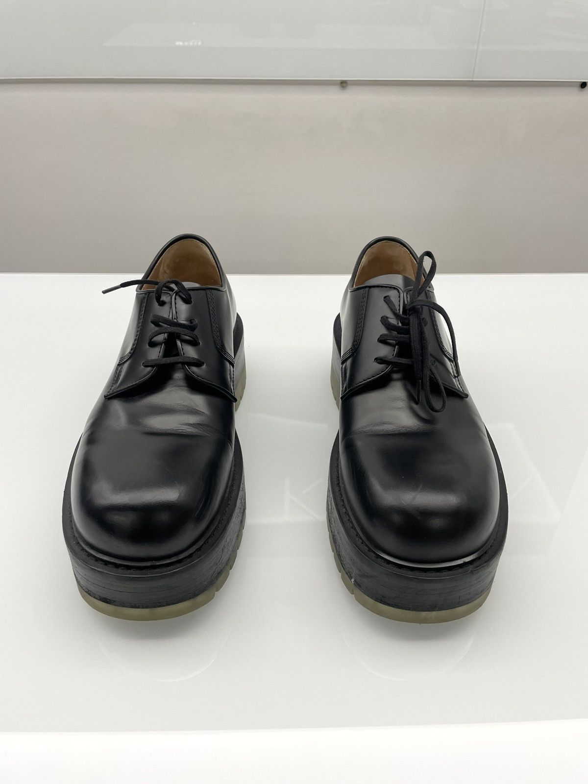 Bottega Veneta BV Stilt Platform Chunky Derby Shoes | Grailed
