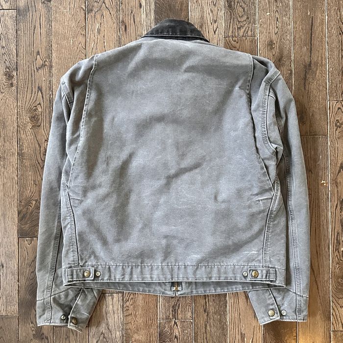 Vintage Carhartt Grey J97-MTL Detroit Jacket / Union Made / USA | Grailed