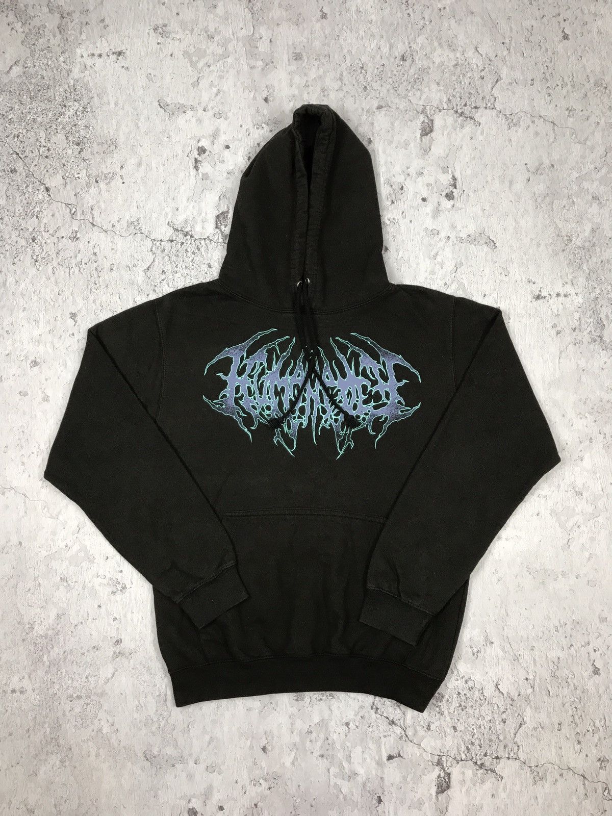 Avant Garde × Other × Vintage Vintage Trapstar Style Blue Fire Hoodie ...